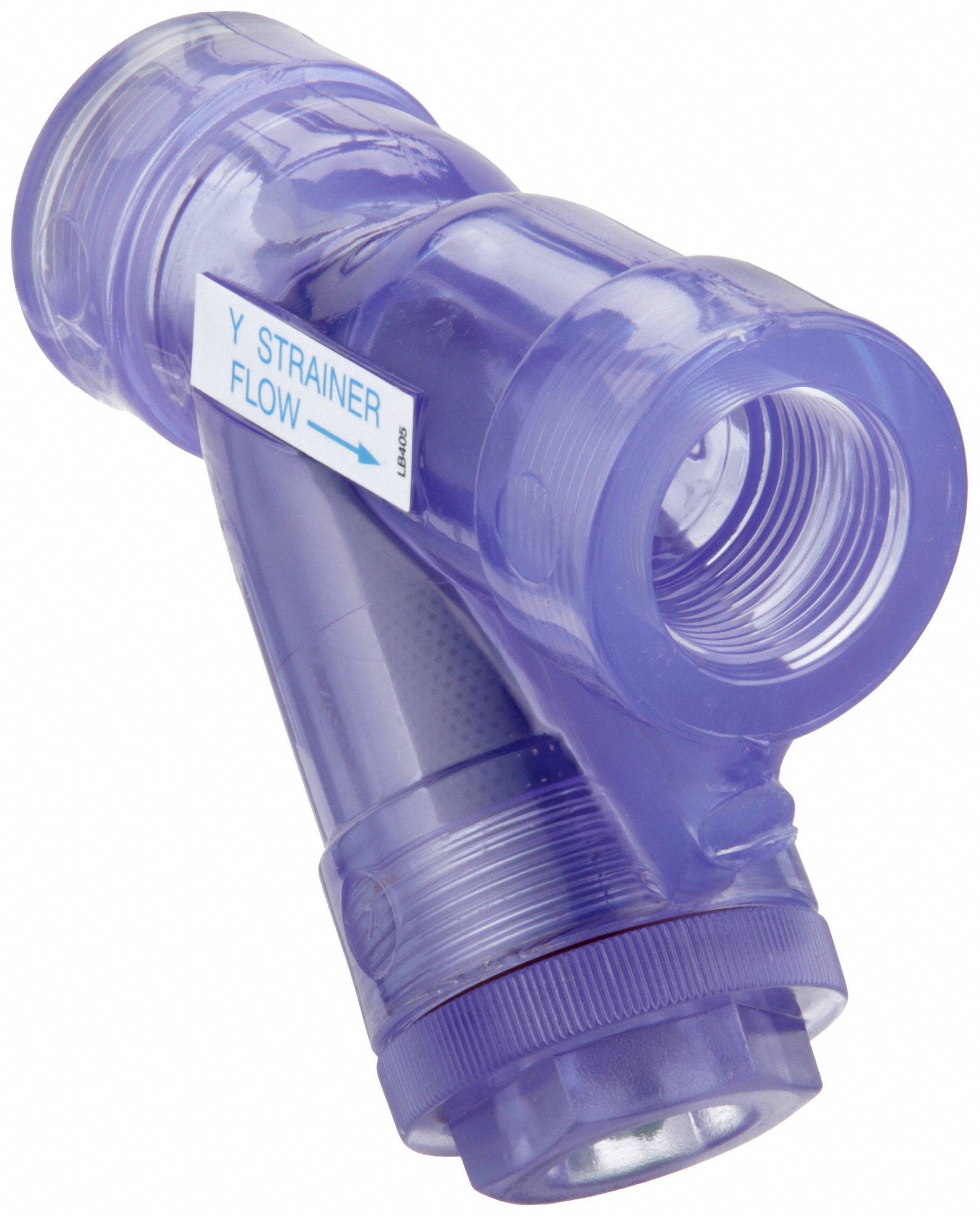 HAYWARD Y Strainer: PVC, 1 in, NPT, Mesh, 20 mesh, 125 psi, 4 5/8 in Ht ...