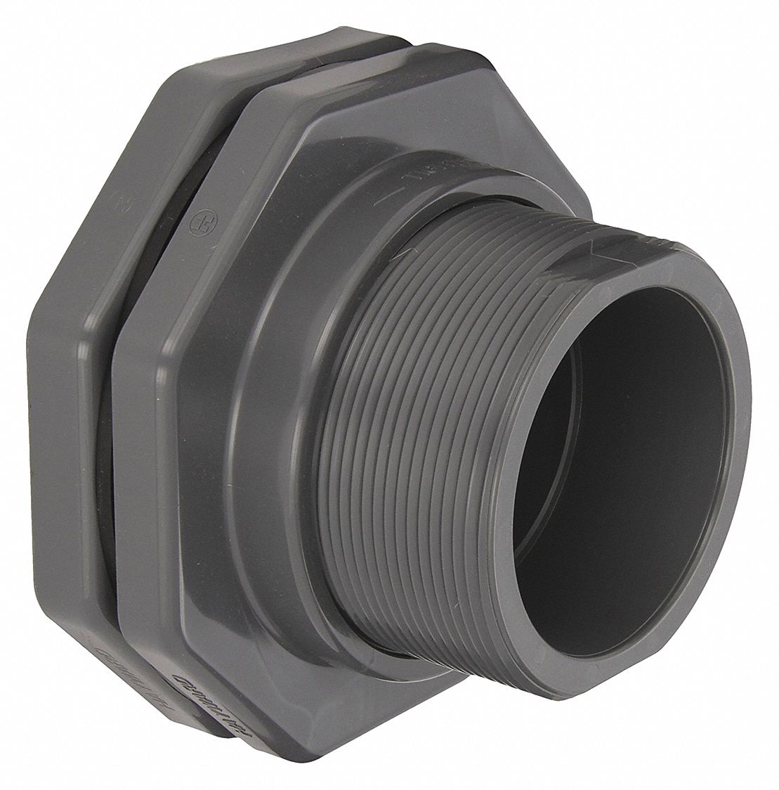 HAYWARD PVC Bulkhead Tank Fitting 4 In Pipe Size Socket X Socket
