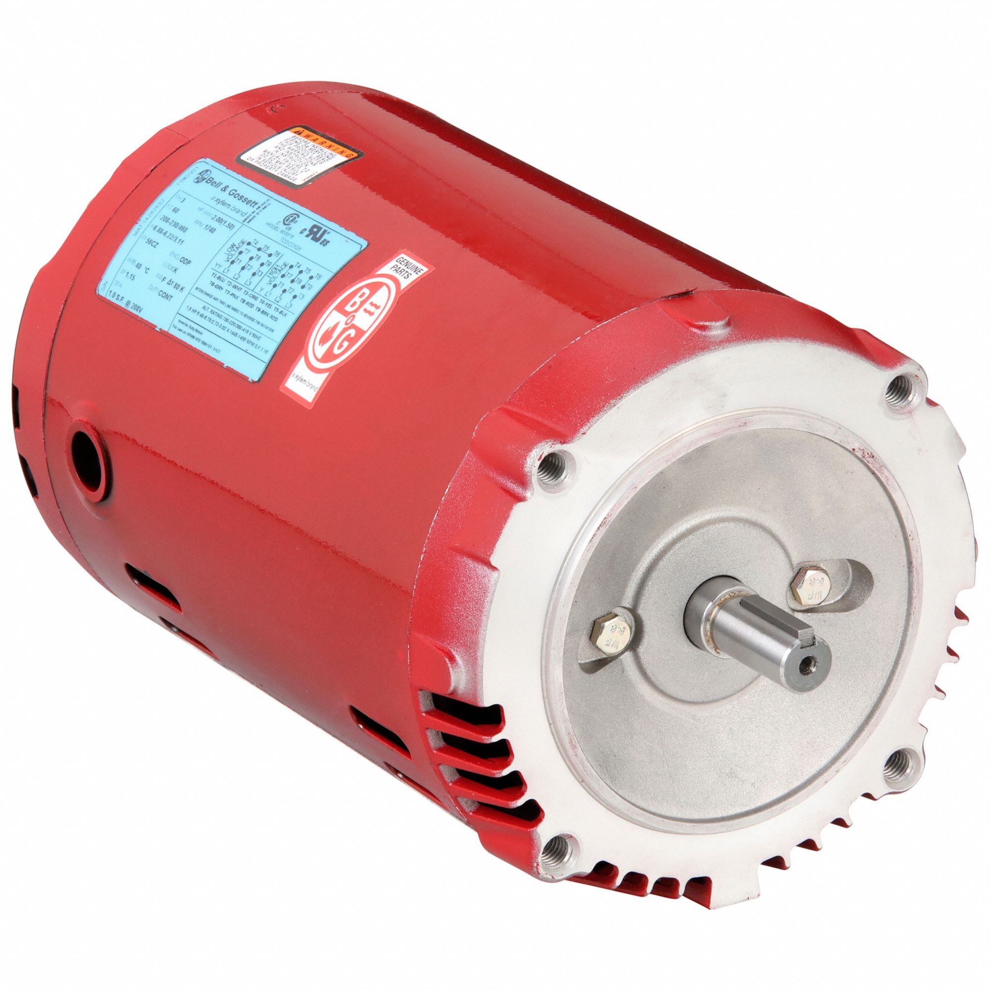 BELL & GOSSETT, Mfr Part # 169238, Three Phase, Circulating Pump Motor ...