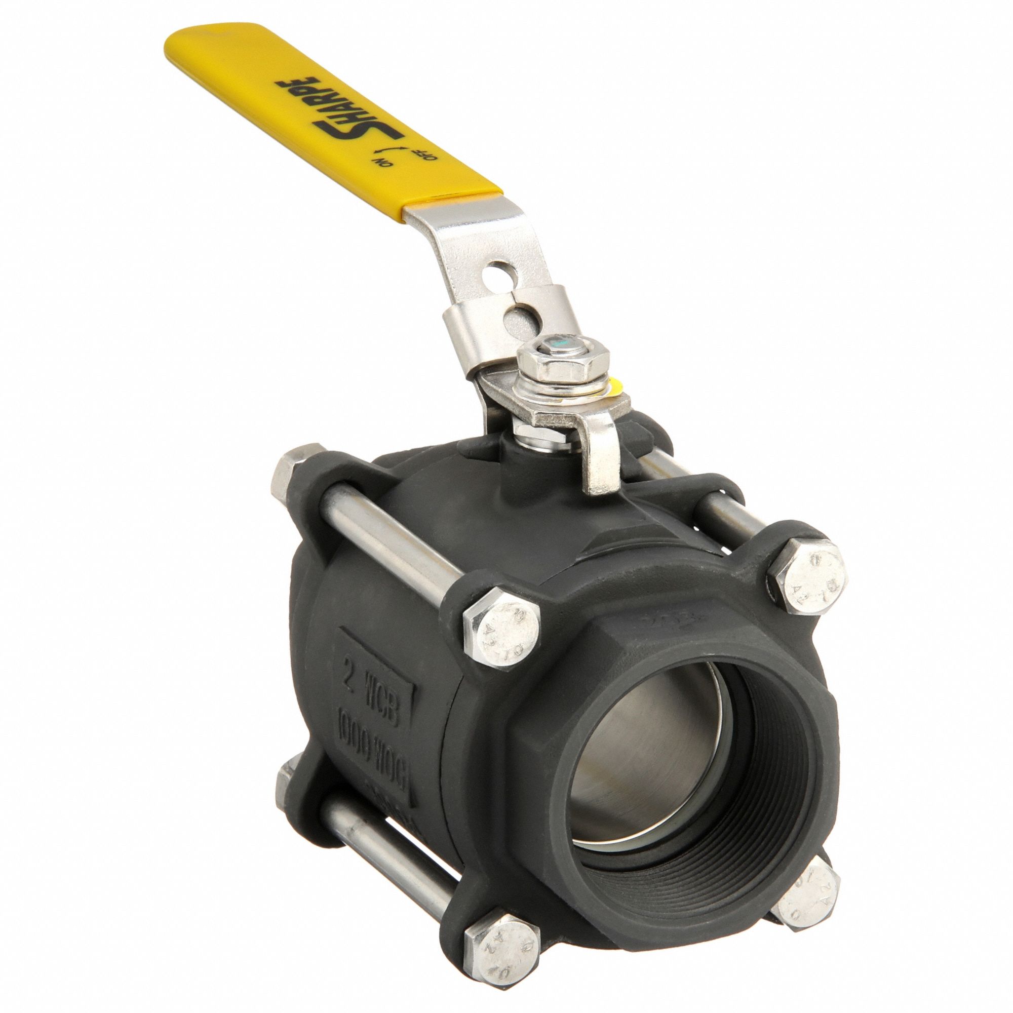 SHARPE VALVES, 2 in, Carbon Steel, Manual Two-Way Ball Valve - 3CFY1 ...
