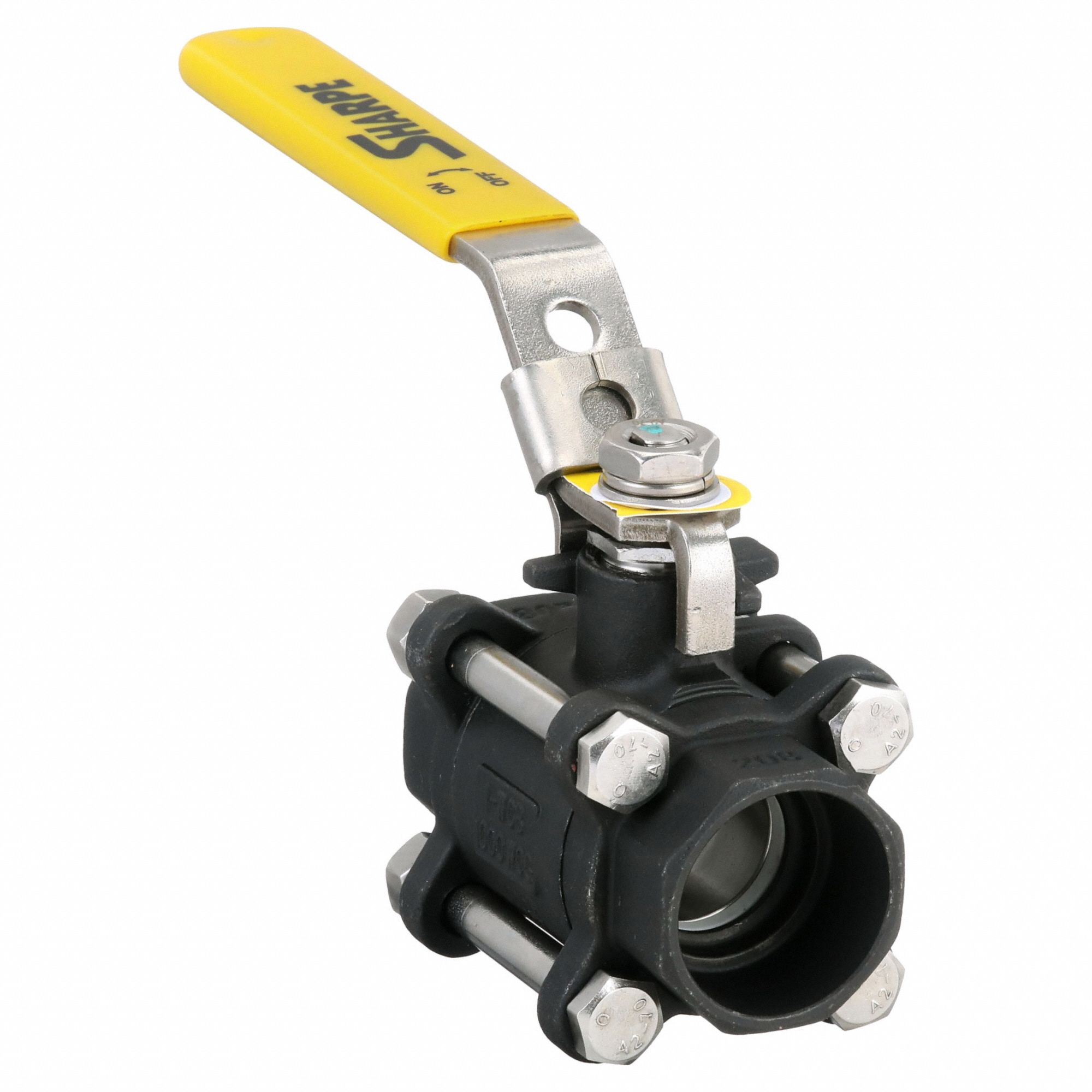 SHARPE VALVES, 1 in, Carbon Steel, Manual Two-Way Ball Valve - 3CFY9 ...