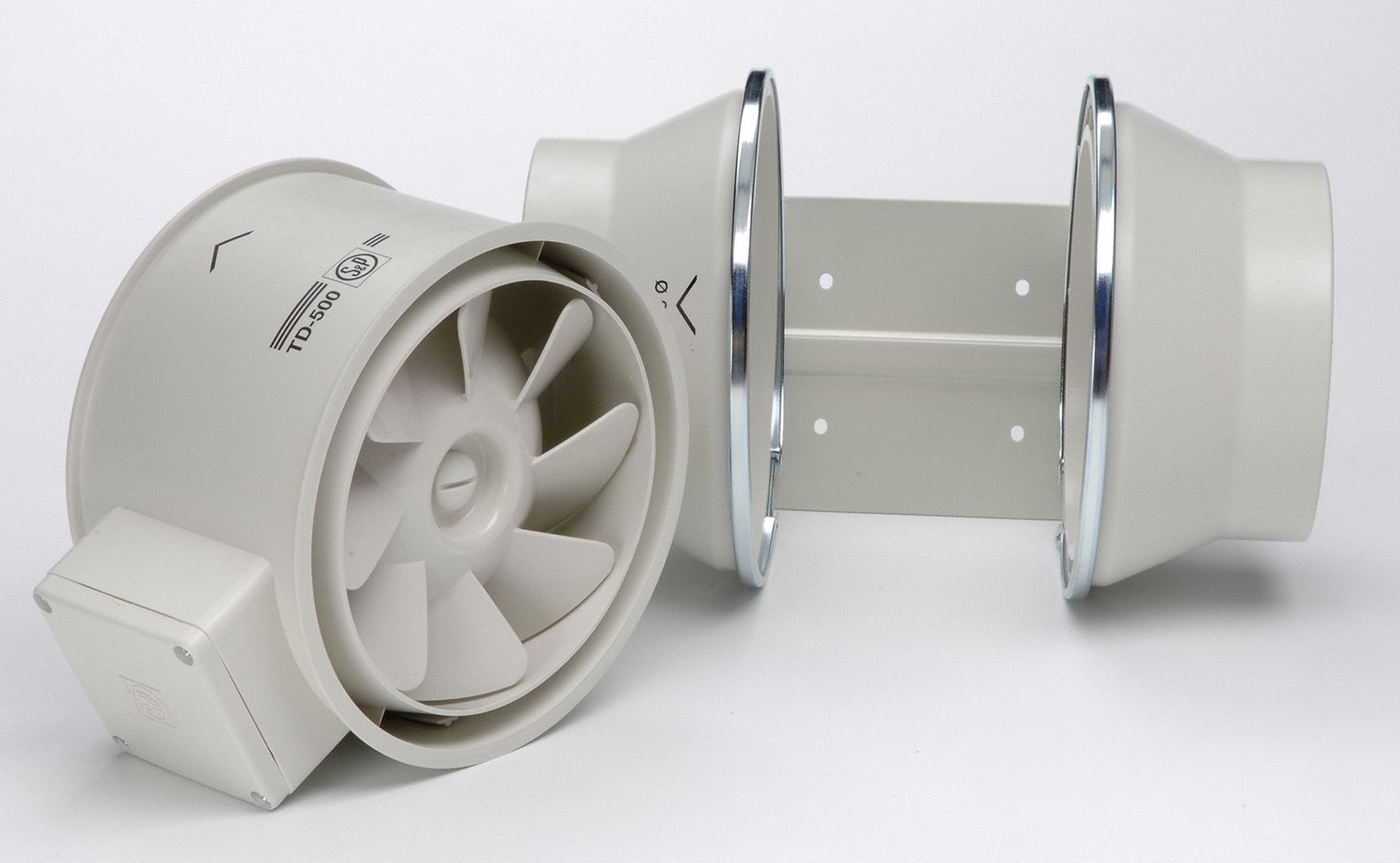SOLER & PALAU Mixed Flow Duct Fan, 4 In. Dia. - 3CGA4|TD-100X - Grainger
