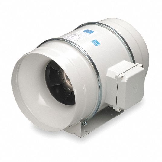 SOLER & PALAU In-Line Duct Fan: 1,050 cfm Max., 12 in Duct, 115 W, 120V ...