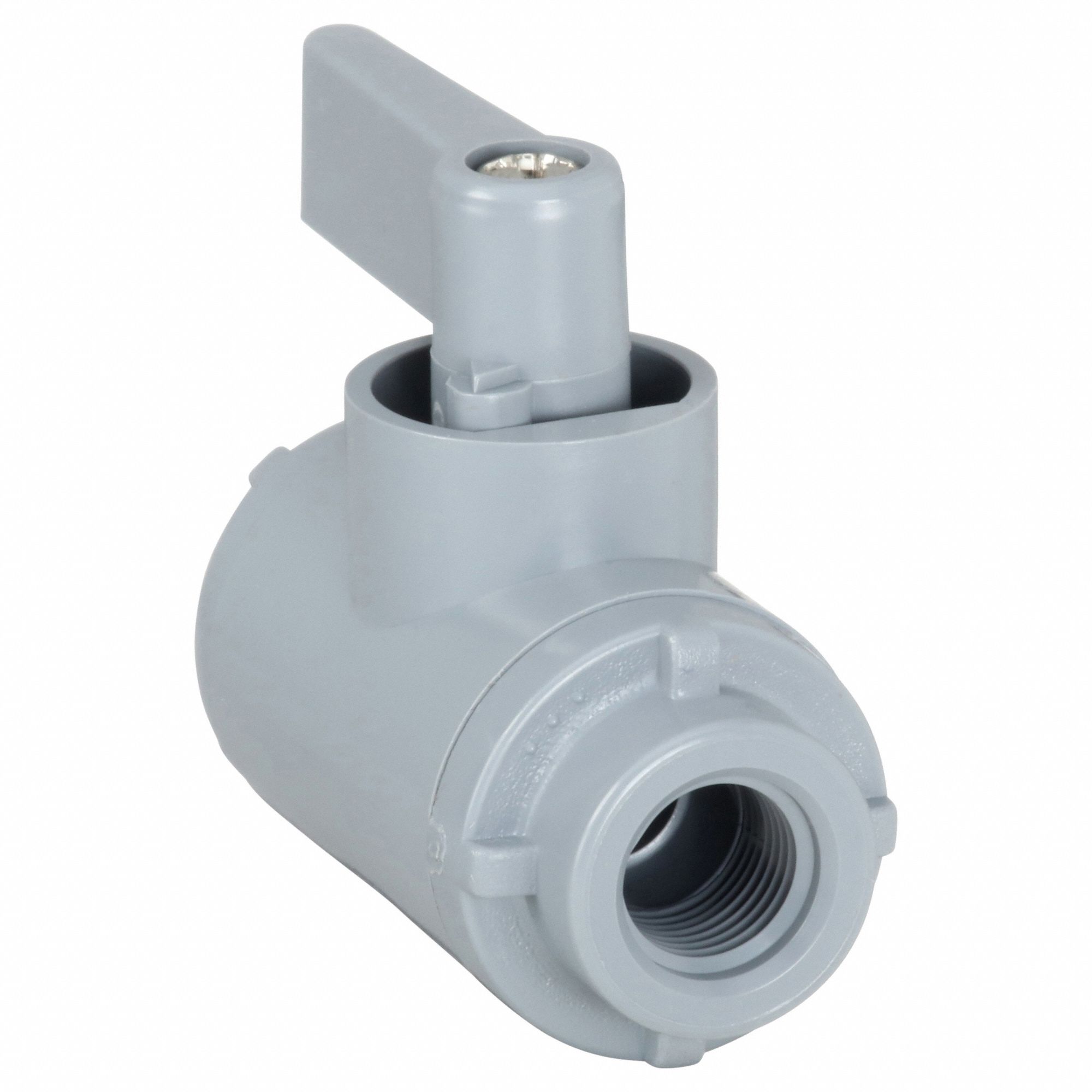 1/8 in, PVC, Manual Two-Way Ball Valve - 3CGF2|5744190 - Grainger