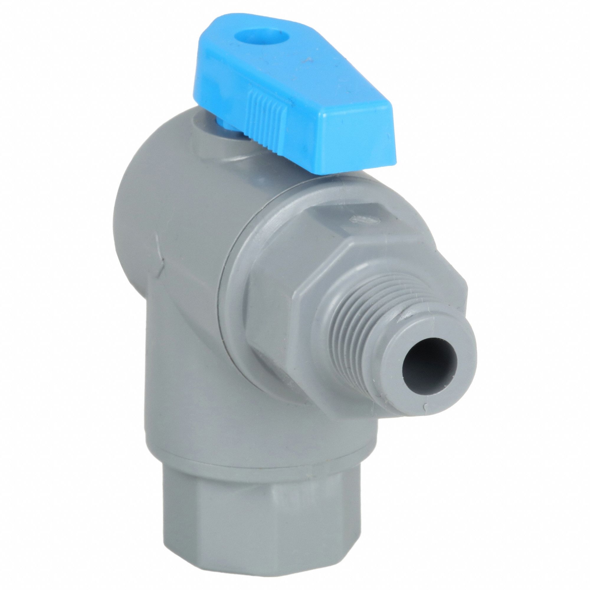 1/4 in, PVC, Manual Two-Way Ball Valve - 3CGN2|6570690 - Grainger