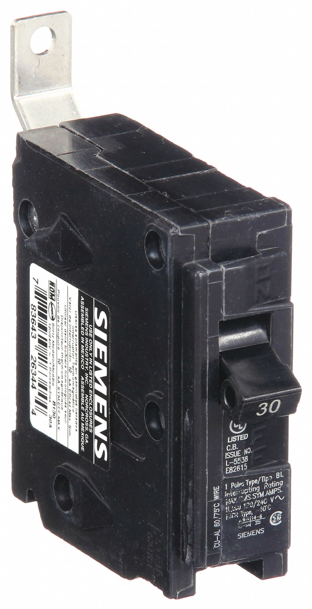 30 A Amps, 120/240V AC, Miniature Circuit Breaker - 3CMY4|B130 - Grainger