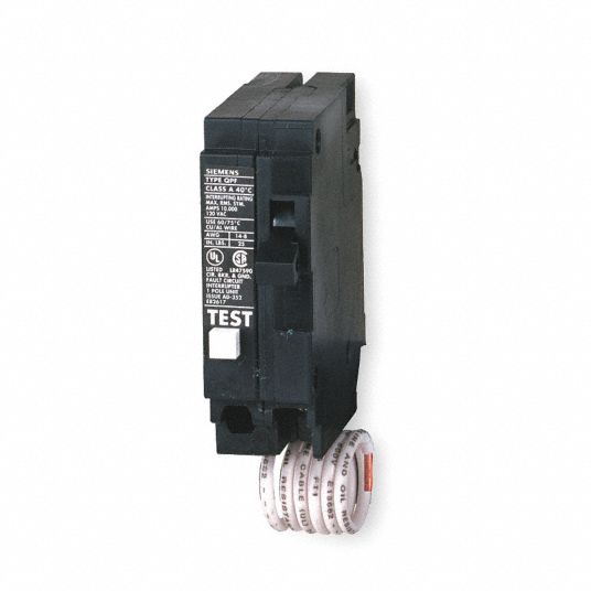 SIEMENS Miniature Circuit Breaker: 20 A Amps, 120V AC, Single Phase, 10kA at 120V AC, 1 Poles ...