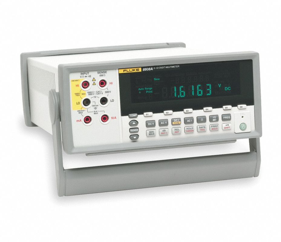 FLUKE Multímetro de Banco,CA 200m a750,VDF - Multímetro Digital Tipo ...