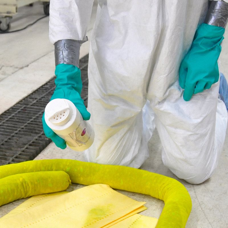 SPILFYTER Solidifying Acid Neutralizer, Hazmat, Super Absorbent Polymer ...