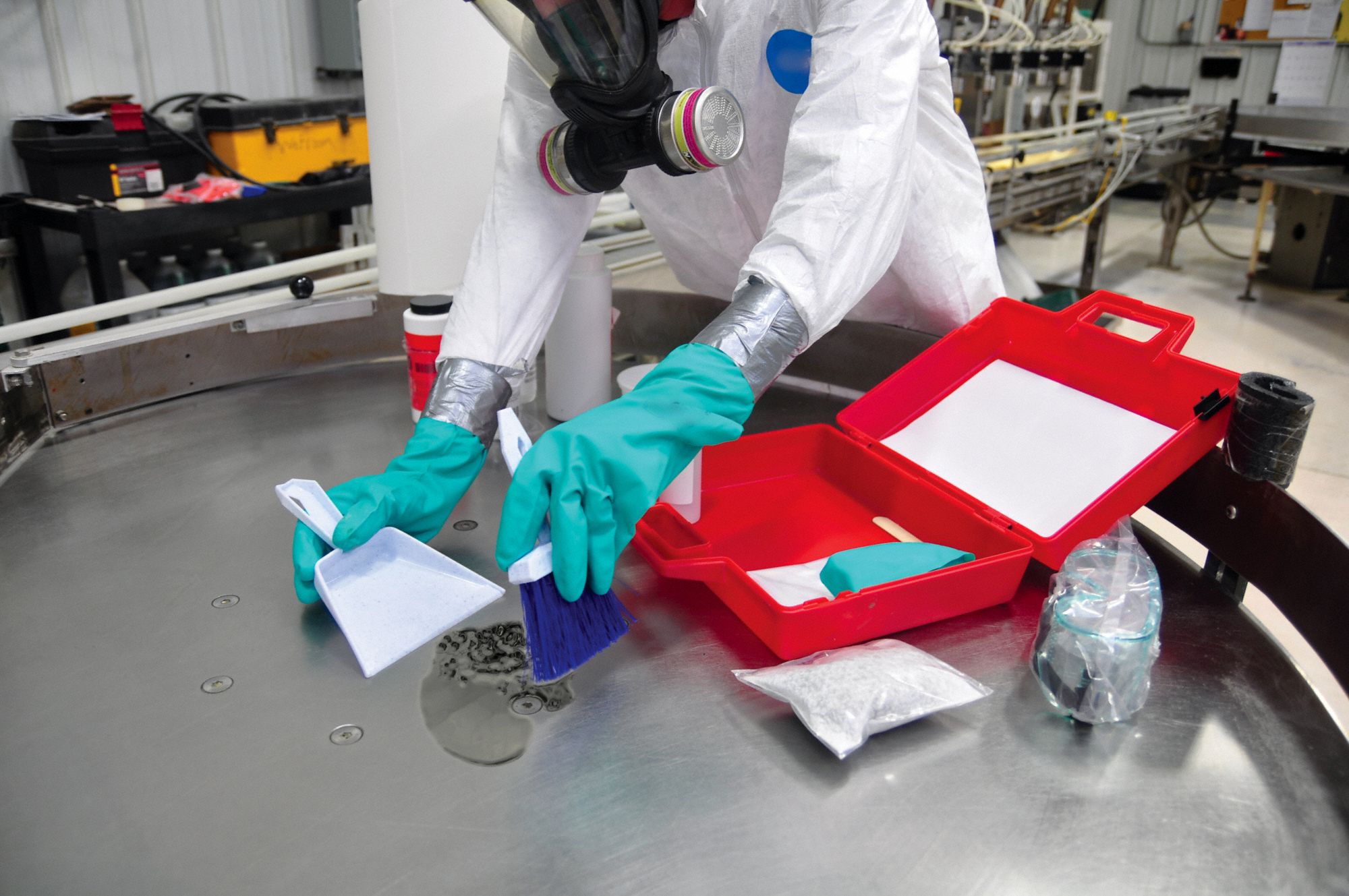 SPILFYTER Mercury Spill Kit: 25 mL Volume Absorbed Per Kit, Pr Nitrile ...