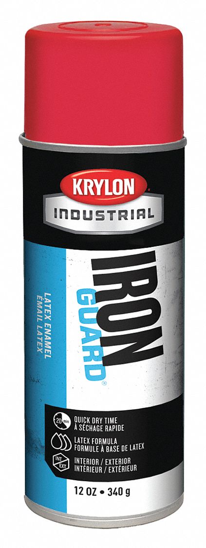 KRYLON INDUSTRIAL, Std Spray Paints, Red, Spray Paint - 3CPU3|K07901000 ...