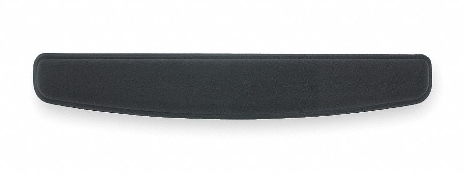 Black, Fabric/Gel/Polyurethane Foam/Synthetic Rubber, Wrist Rest ...