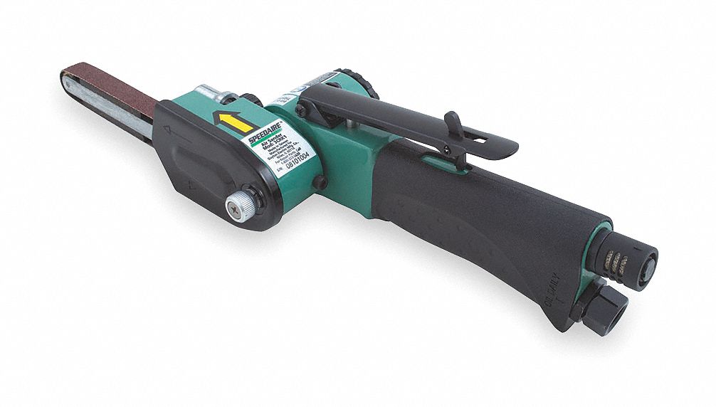 1/2 in W x 12 in L, 0.4 HP Industrial Air Belt Sander - Grainger