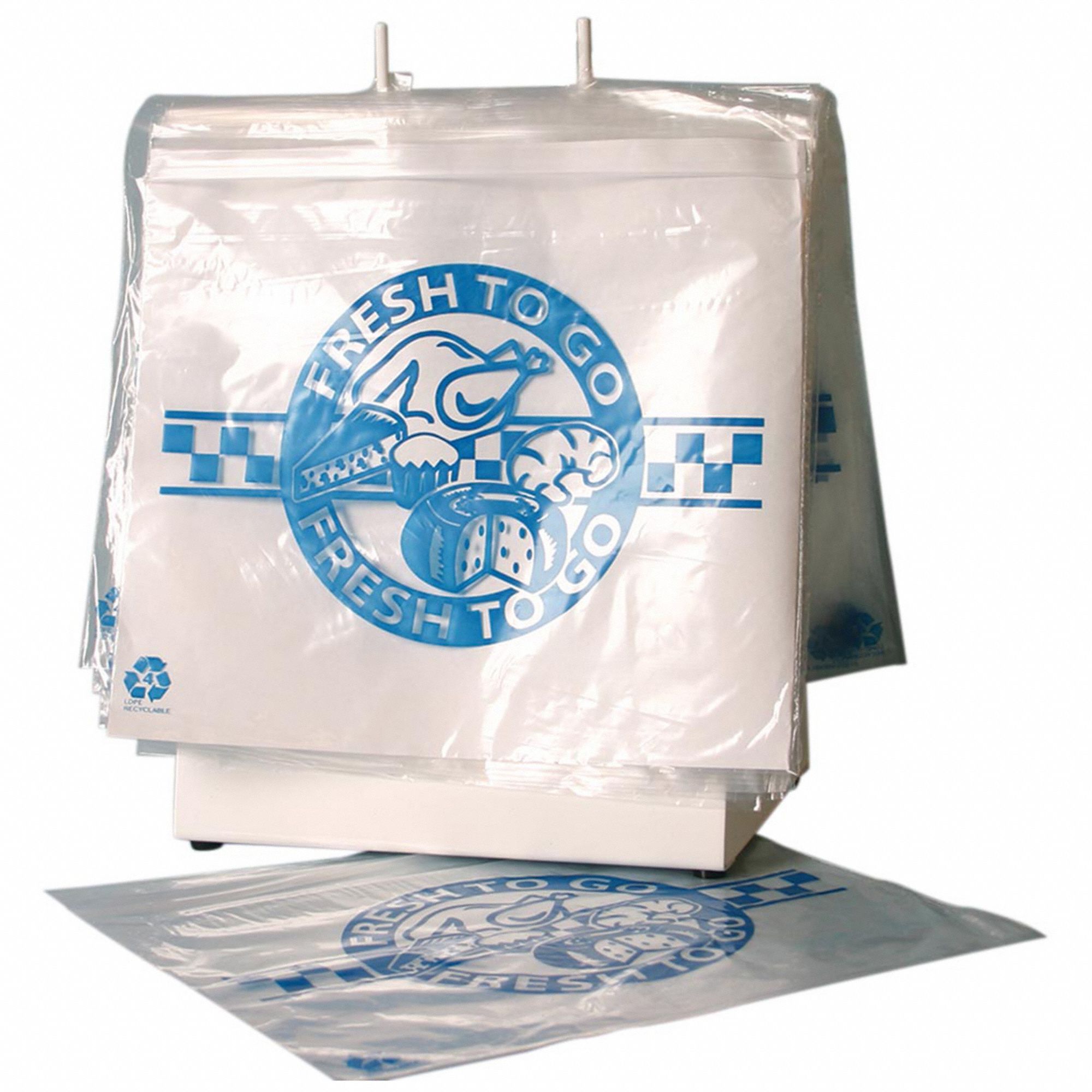 Flip Top, 10 1/2 in Lg, Food Bag - 3CUC5|3CUC5 - Grainger