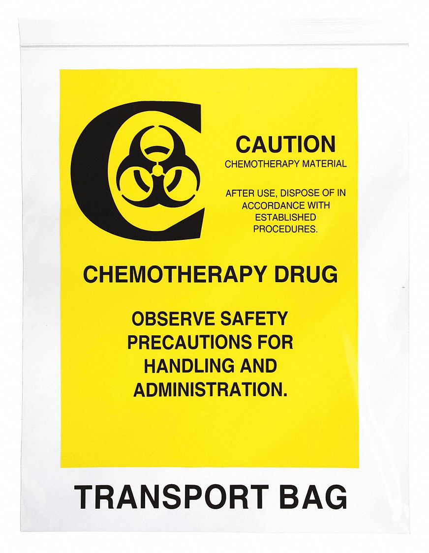 APPROVED VENDOR Bolsas para Desechos de Quimioterapia, 1/2 gal., Sin ...