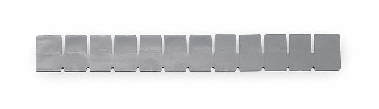 METRO MEDICAL CART DRAWER DIVIDER, CLEAR, 9⅝ X⅛ X 2 IN, FOR MBX - 26941 ...