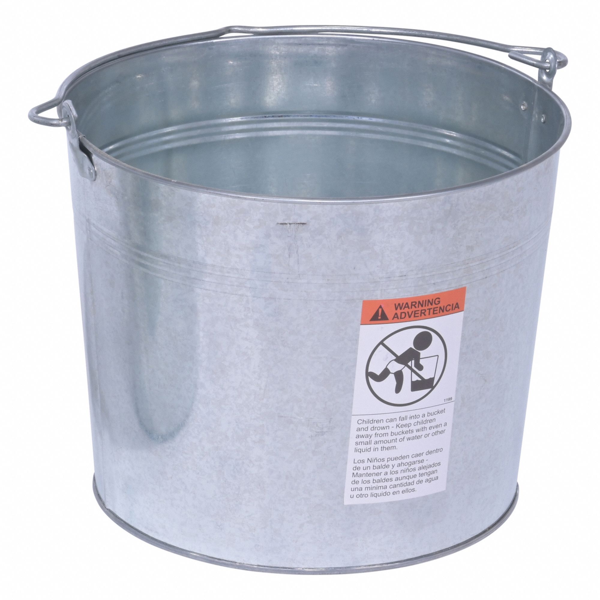 5 gal, Open Head, Bucket - 3CYL1|BKT-GAL-500 - Grainger