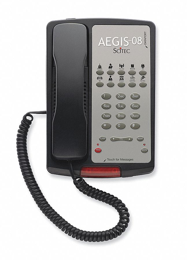 CETIS, Black, 1 Lines, Hospitality Feature Phone - 3CZE2|Aegis-10-08 ...