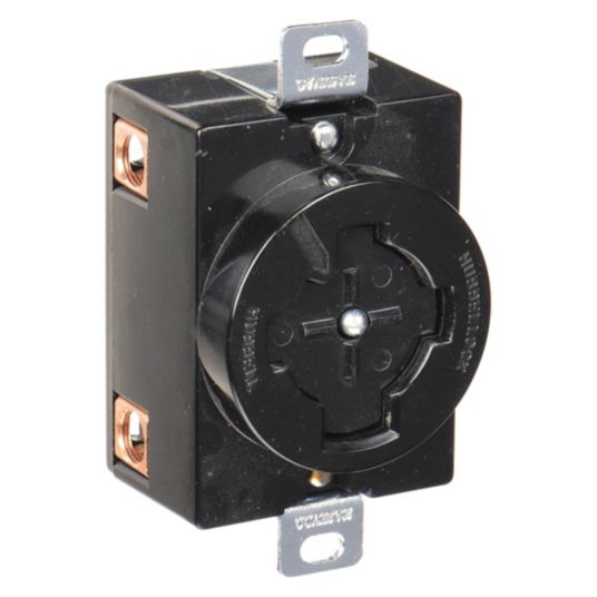 Non-NEMA, 20/30 A, Locking Receptacle - 3D015|HBL20403 - Grainger