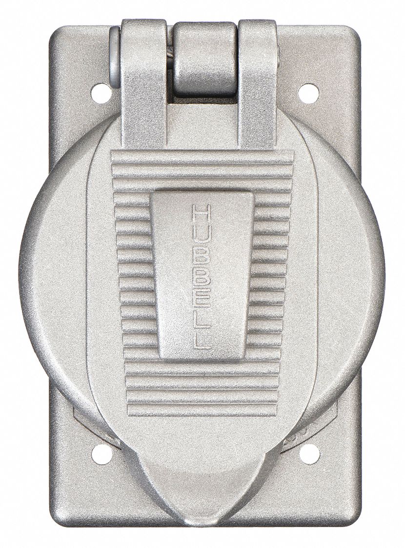 HUBBELLOCK 4 9 16 In Ht 2 27 32 In Wd Weatherproof Cover 3D016