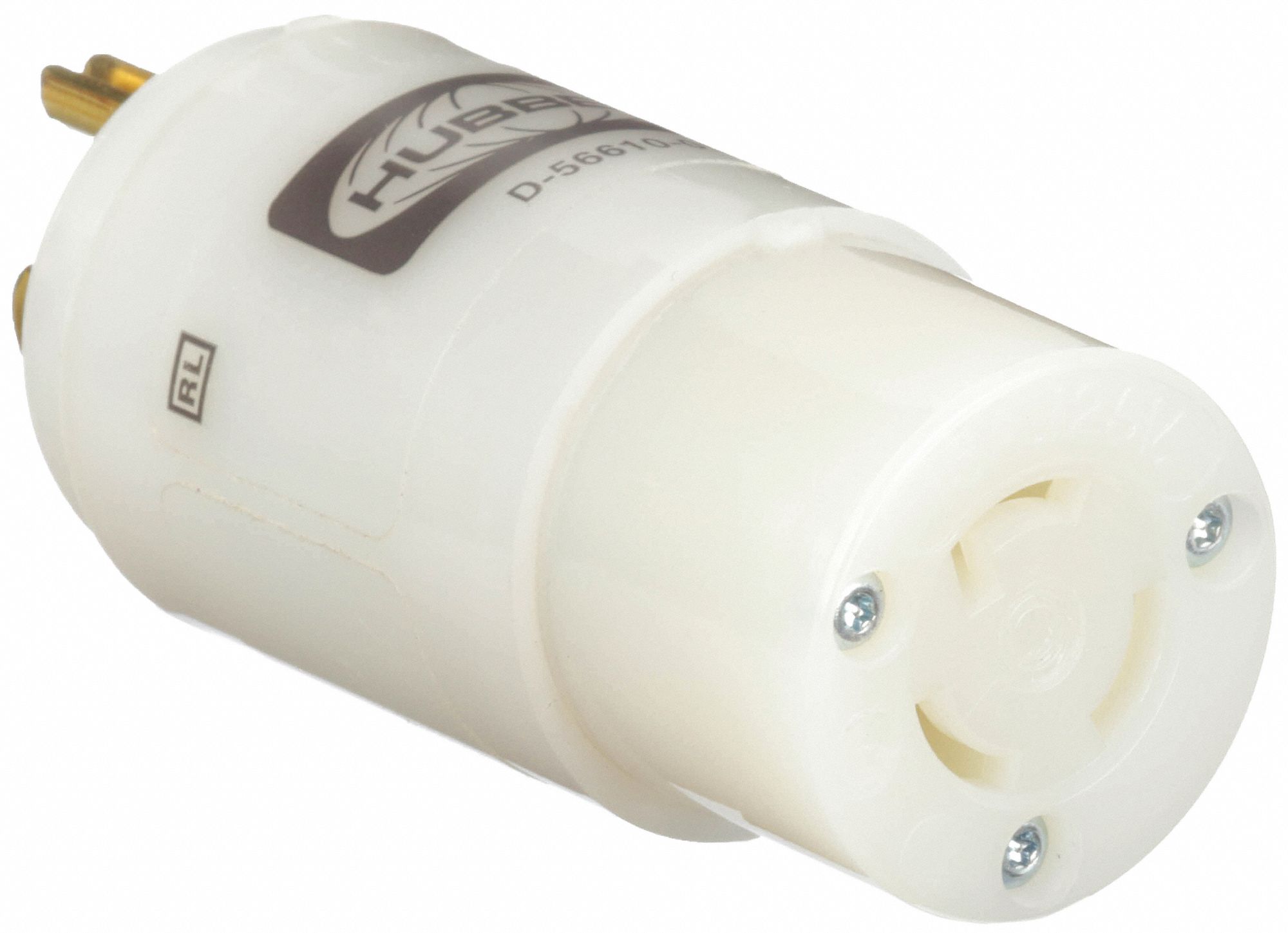 HUBBELL, Locking-Blade to Straight-Blade, 15 A, Plug Configuration ...