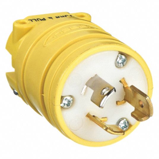 L5-15P, 125V AC, Locking Plug - 3D054|HBL2447 - Grainger