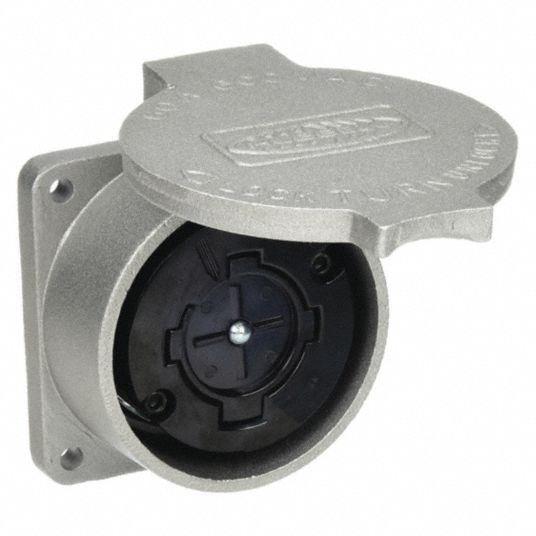 Non-NEMA, 60 A, Locking Receptacle - 3D079|HBL26410 - Grainger