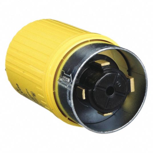 60 A, 600V AC, Locking Plug - 3D081|HBL26419 - Grainger