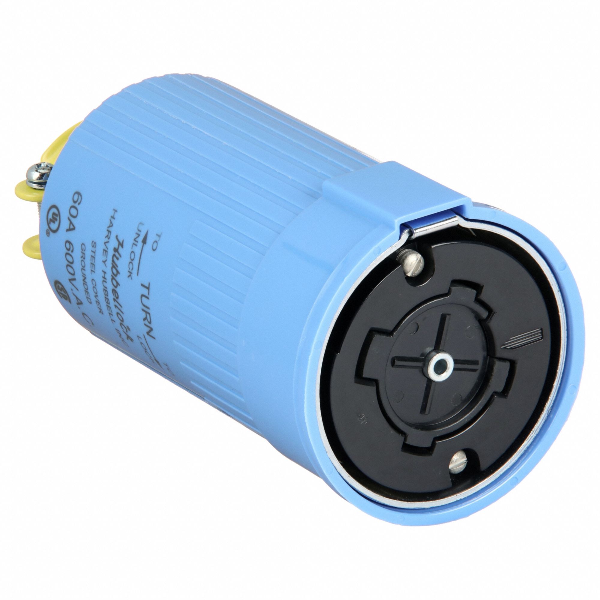 Non-NEMA, 60 A, Locking Connector - 3D083|HBL26516 - Grainger
