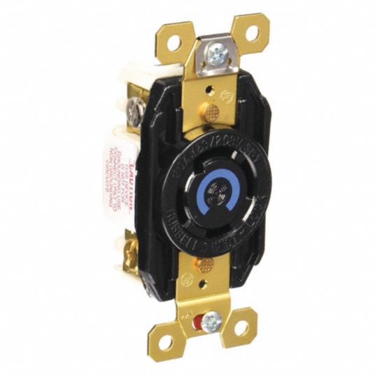 L18-30R, 30 A, Locking Receptacle - 3D099|HBL2750 - Grainger