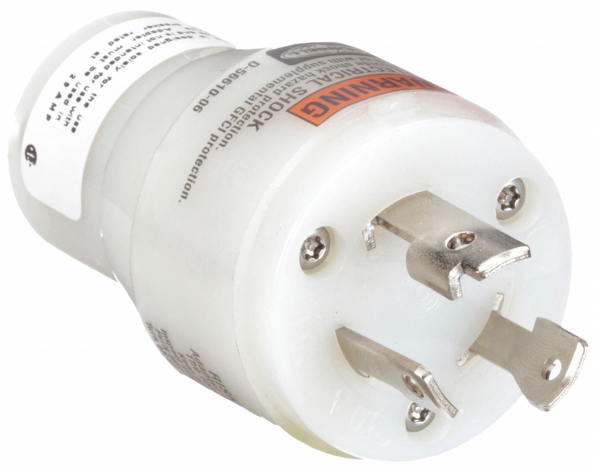 HUBBELL, Locking-Blade to Straight-Blade, 15 A, Plug Configuration ...