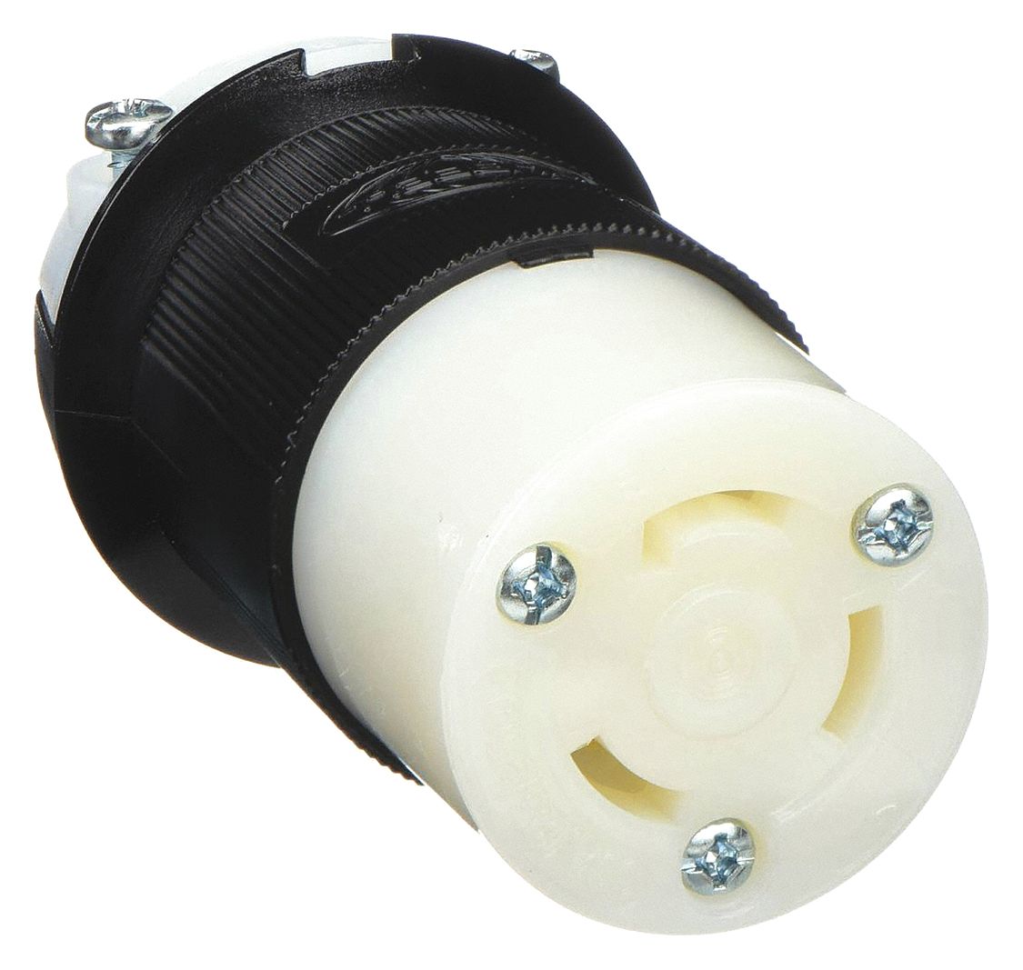 Non-NEMA, 30 A, Locking Connector - 3D111|HBL3333C - Grainger