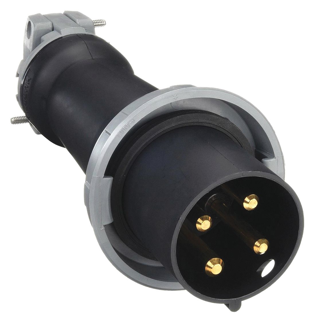 100 A, 600V AC, IEC Pin and Sleeve Plug - 3D132|HBL4100P5W - Grainger