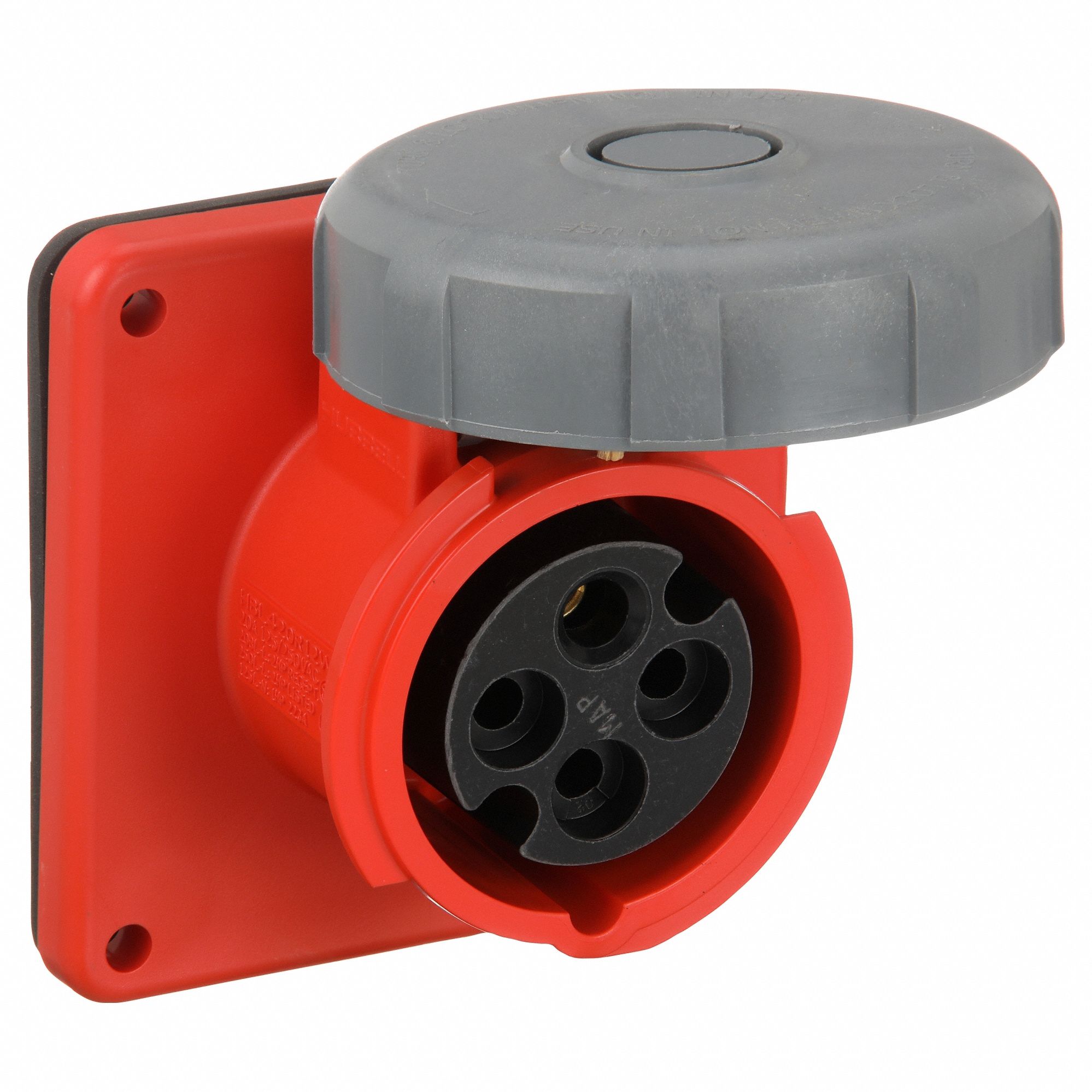 20 A, 125/250V AC, Watertight Pin and Sleeve Receptacle - 3D139 ...