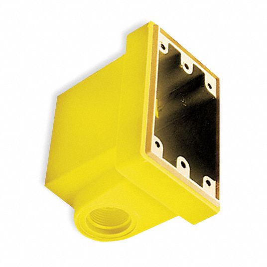 Weatherproof Back Box, Number of Gangs 1, Number of Inlets 1, 4 9/16 in ...