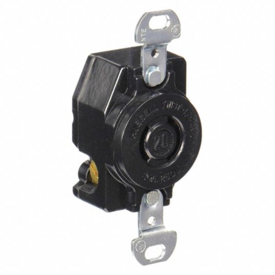 L2-20R, 20 A, Locking Receptacle - 3D239|HBL7210B - Grainger