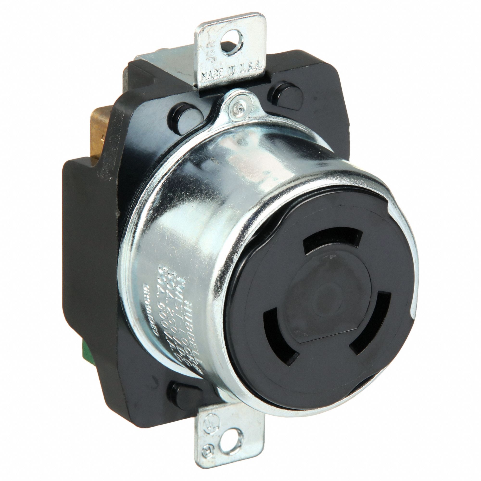 Non-NEMA, 50 A, Locking Receptacle - 3D245|HBL7379 - Grainger