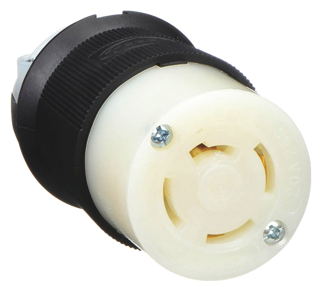 Non-NEMA, 20 A, Locking Connector - 3D248|HBL7413GCB - Grainger
