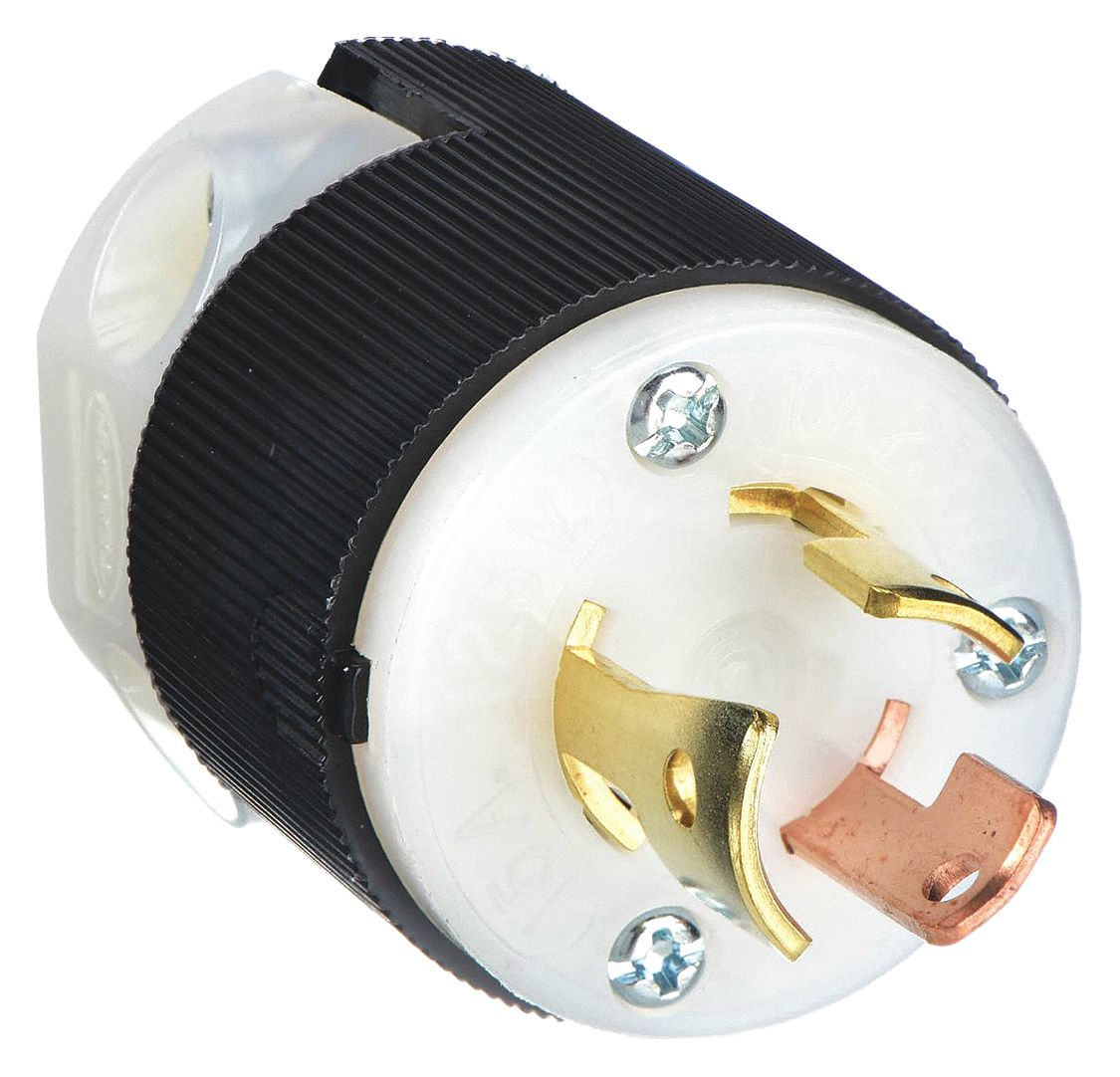 15 A, 125/250V AC, Locking Plug - 3D265|HBL7567C - Grainger