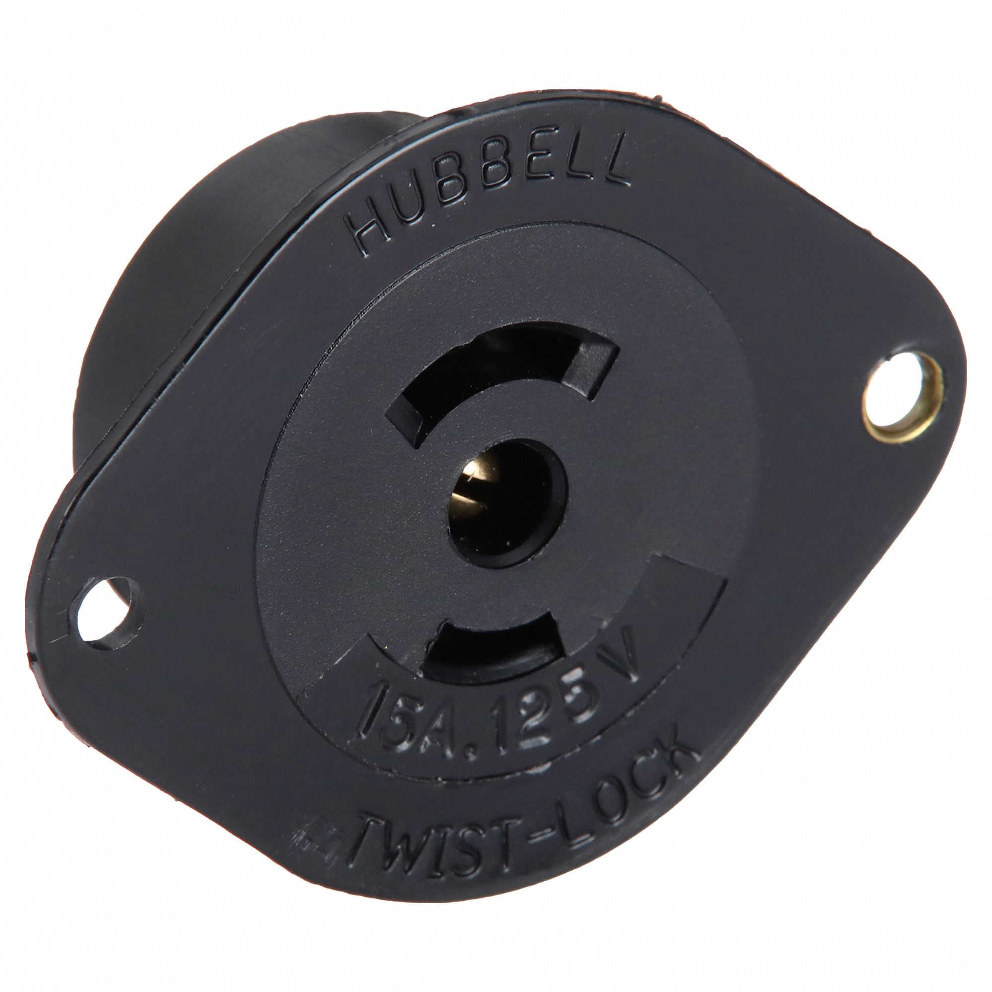 ML2-15R, 15 A, Midget Locking Flanged Receptacle - 3D271|HBL7596N ... ML2-15R, 15 A, Midget Locking Flanged Receptacle - 3D271|HBL7596N ...