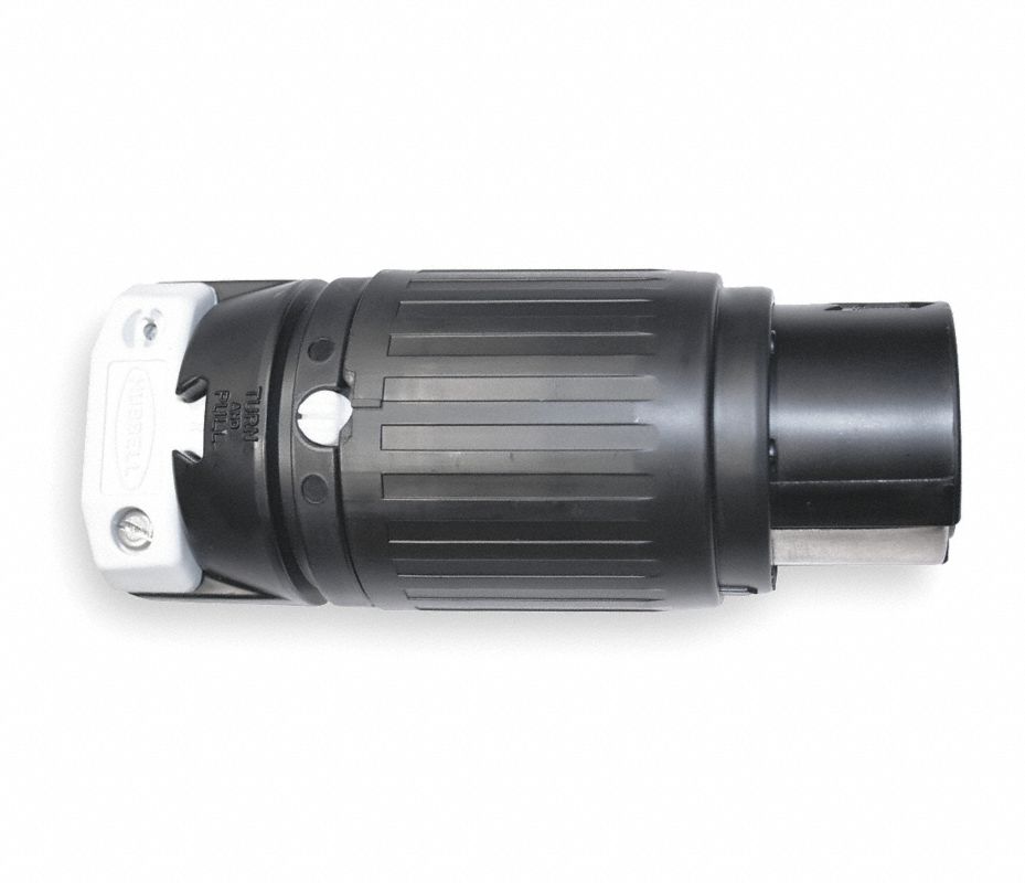 HUBBELL WIRING DEVICE-KELLEMS Conector de Bloqueo, Amperes 50, Polos 2 ...