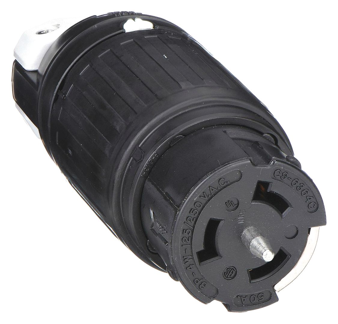 Non-NEMA, 50 A, Locking Connector - 3D322|CS6364C - Grainger