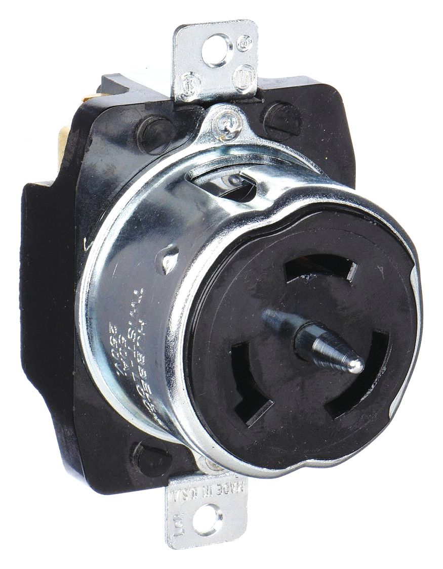 Non-NEMA, 50 A, Locking Receptacle - 3D332|CS8269 - Grainger