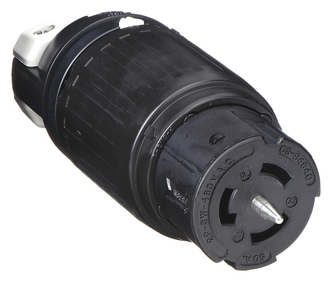 Non-NEMA, 50 A, Locking Connector - 3D336|CS8464C - Grainger
