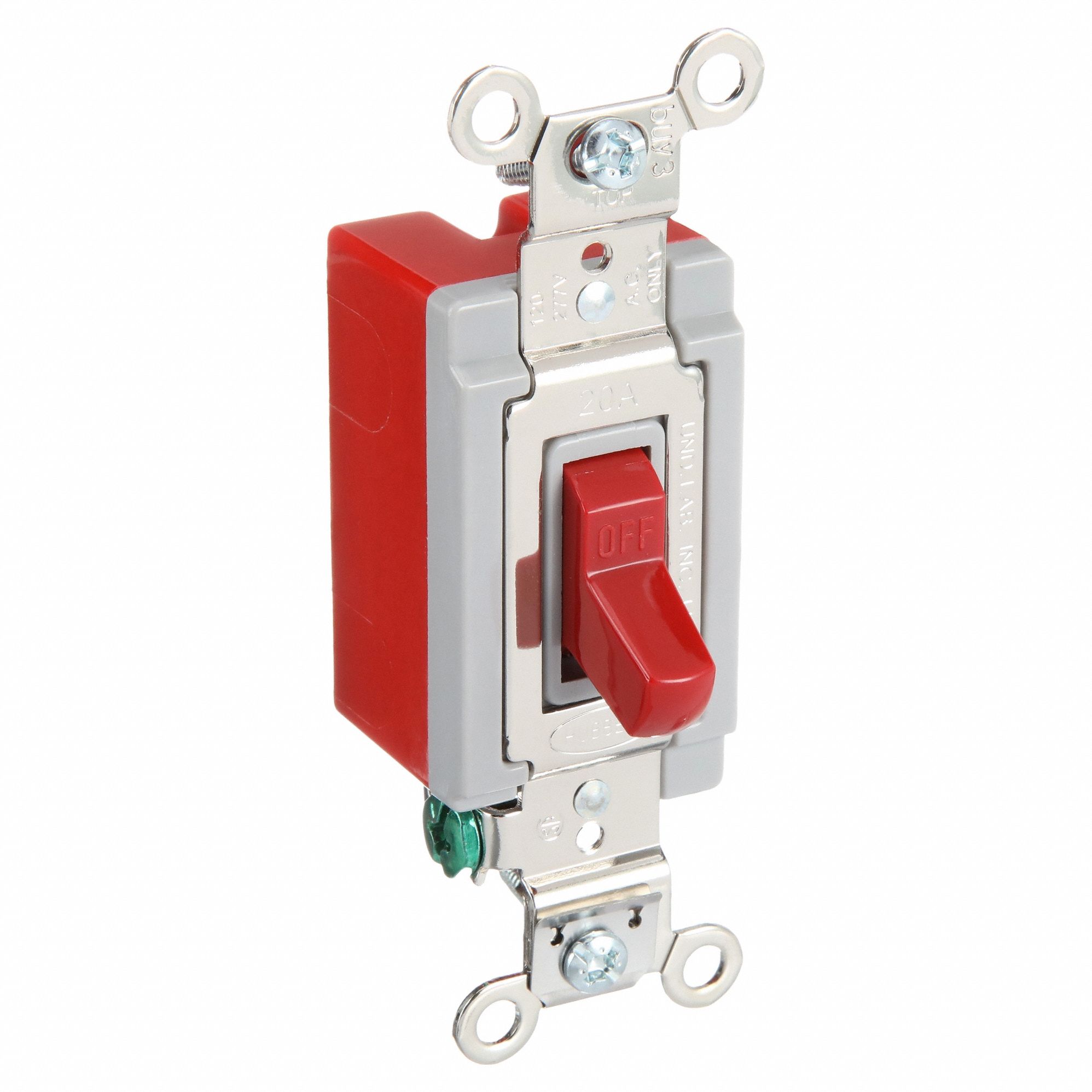 Toggle Switch, Single Pole, Wall Switch - 3D362|HBL1221R - Grainger