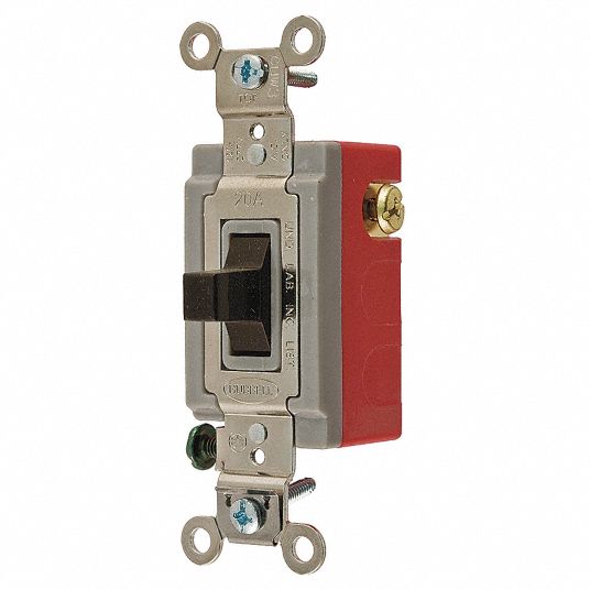 Wall Switch, 2-Pole, 3 Position, Center Off, Maintained, Toggle - Grainger