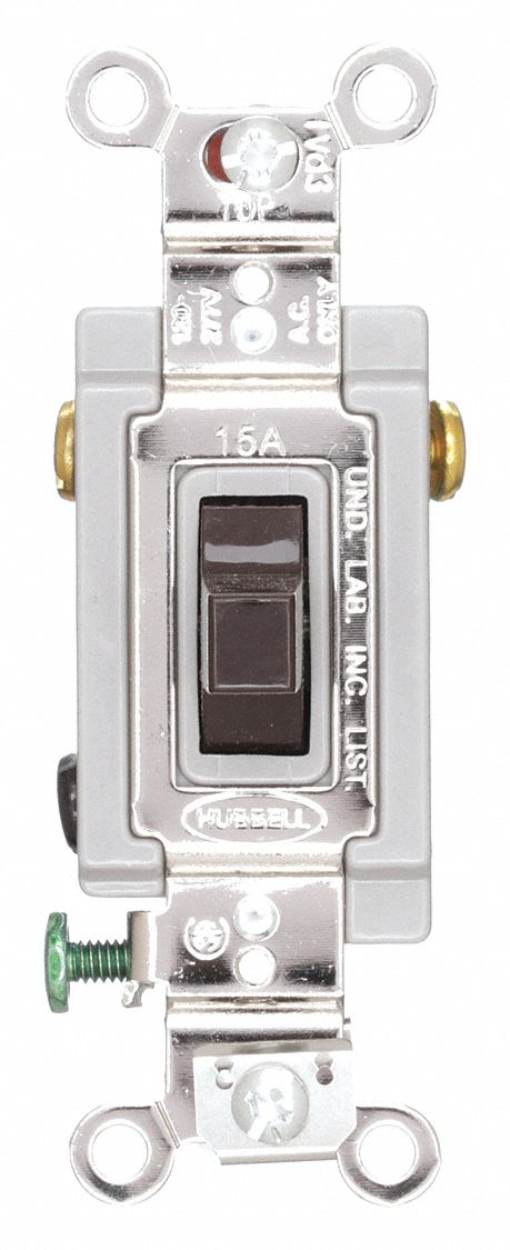 Toggle Switch, Single Pole/Double Throw, Wall Switch - 3D376|HBL1556 ...