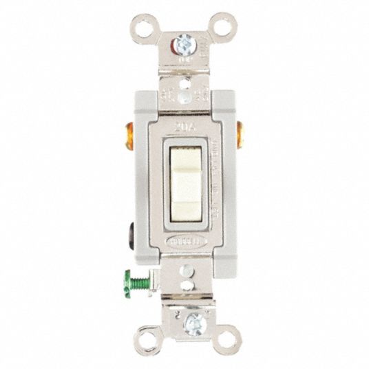 Toggle Switch, Single Pole/Double Throw, Wall Switch - 3D381|HBL1557I ...