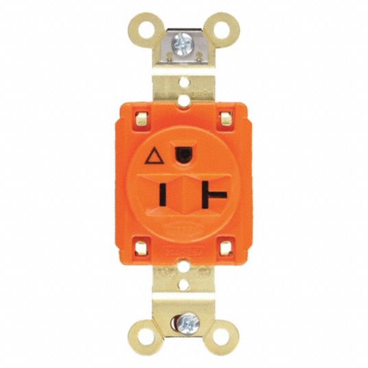 Single, 5-20R, Receptacle - 3D404|IG5361 - Grainger