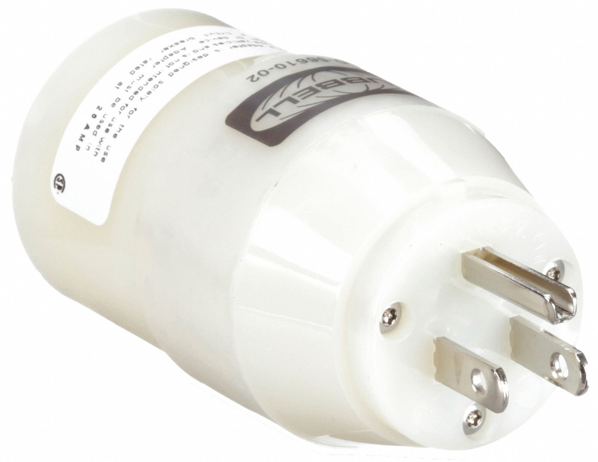 HUBBELL, Locking-Blade to Straight-Blade, 15 A, Plug Configuration ...